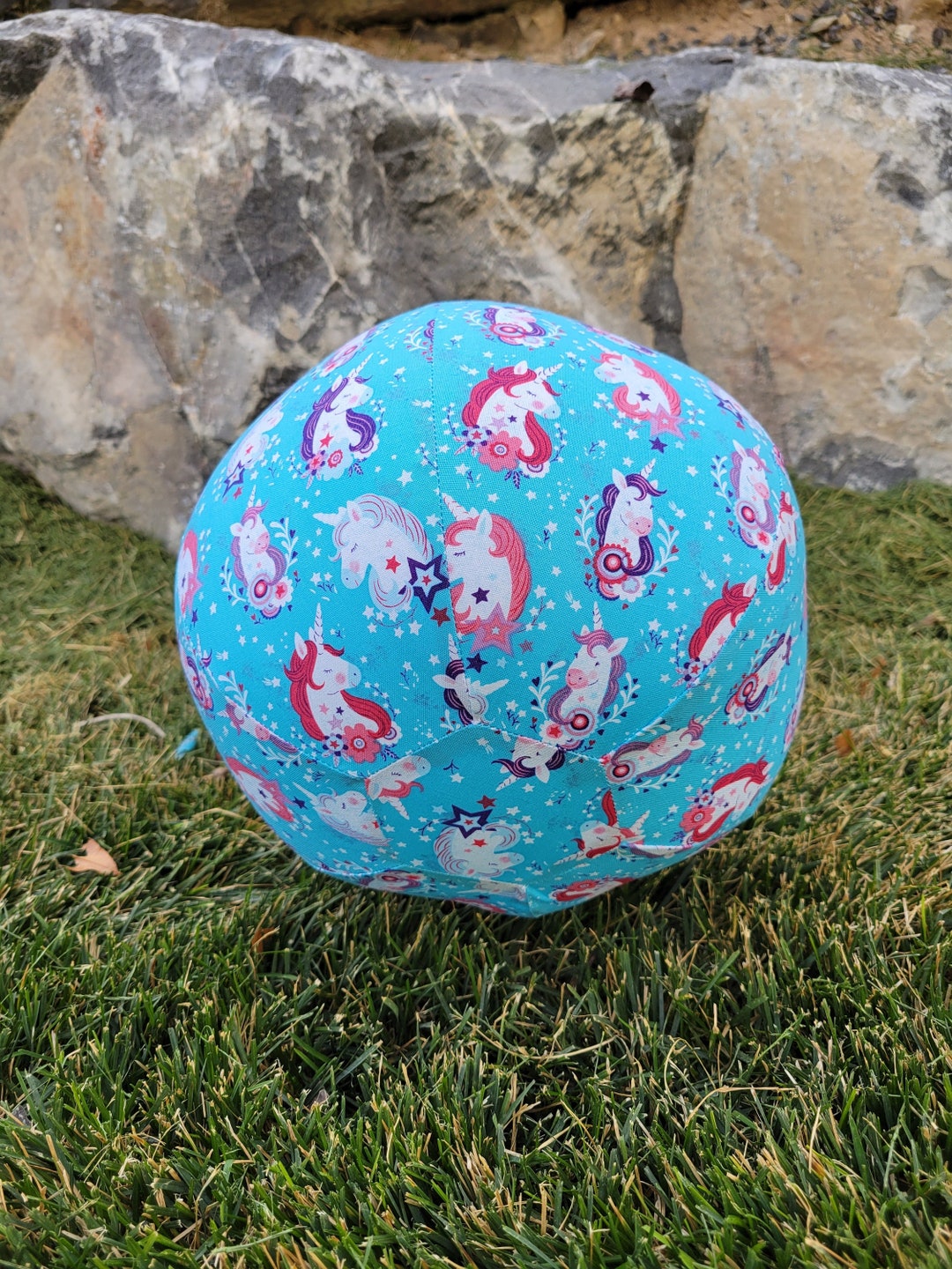 Fabric Balloon Ball Cover | Toy | Unicorns - Etsy