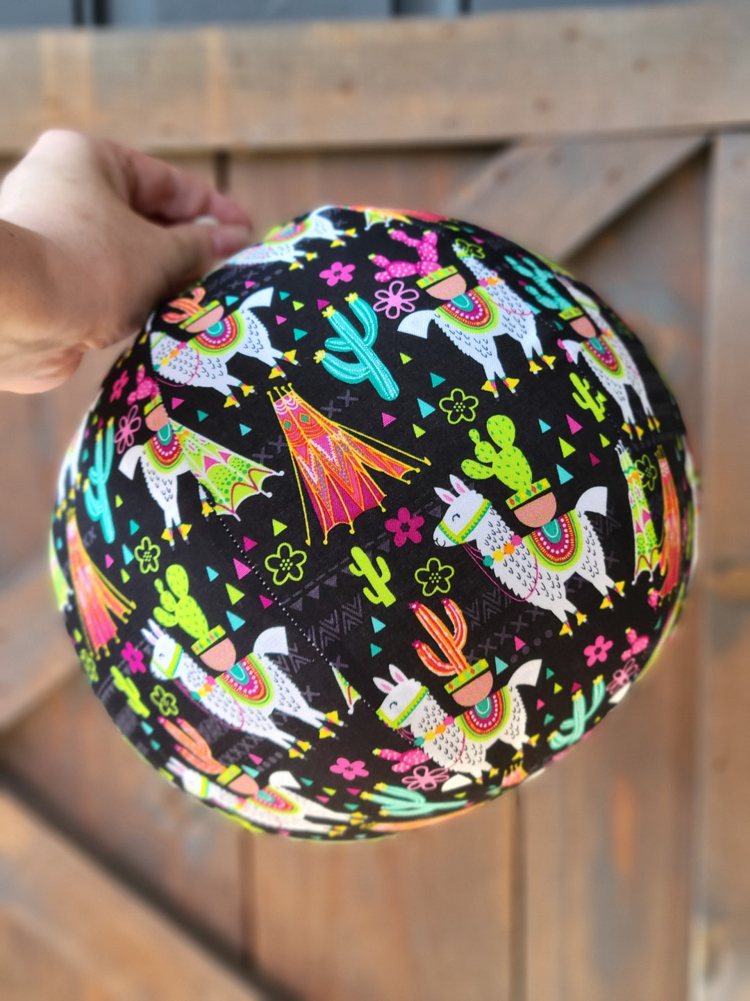Fabric Balloon Ball Cover Toy | Llamas | Cactus | Teepee | Gift for ...