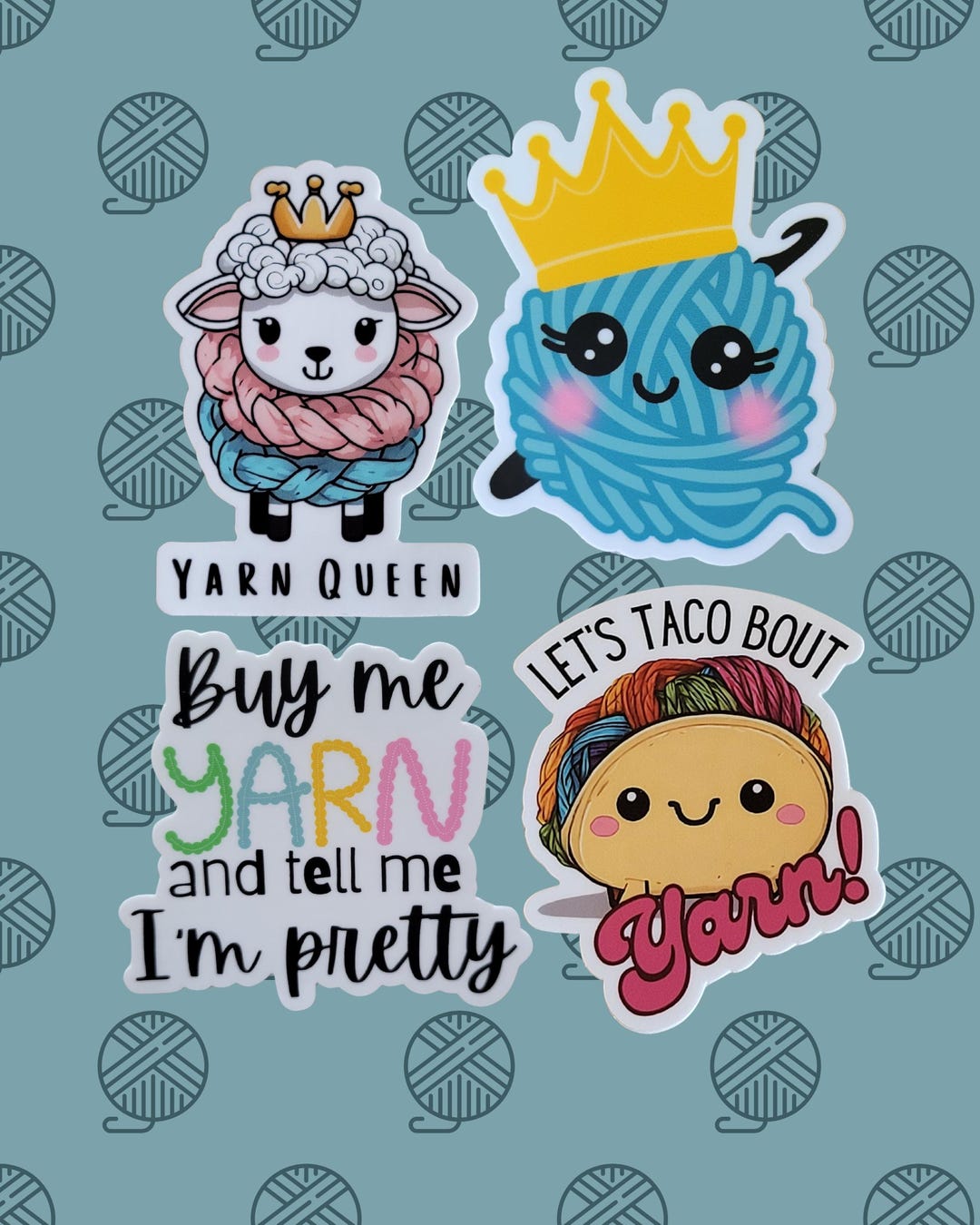 Yarn Lover Sticker: Crochet Knitting Vinyl Decal - Etsy