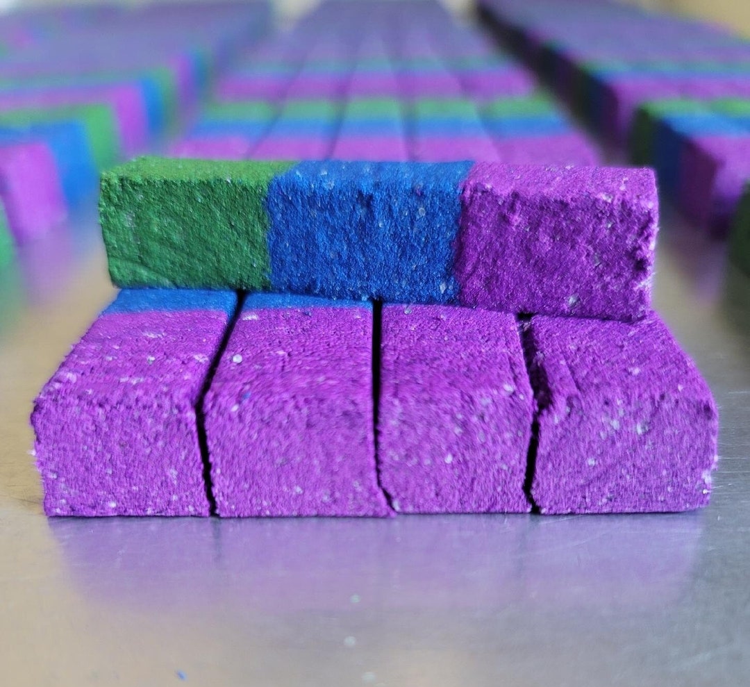 100 Bath Bomb Embed Bars Peacock - Etsy