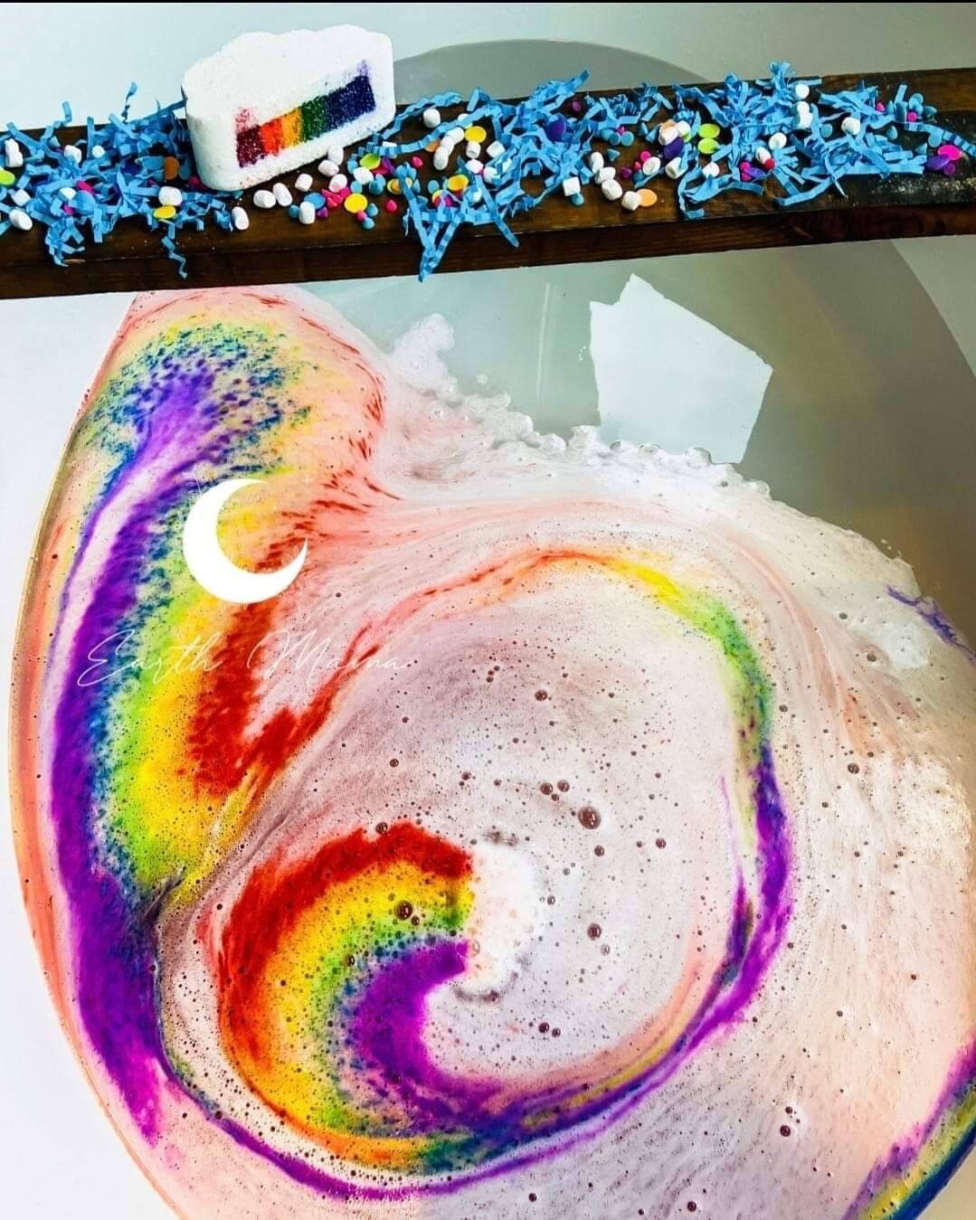 20 Bath Bomb Embed Bars Rainbow Bright - Etsy