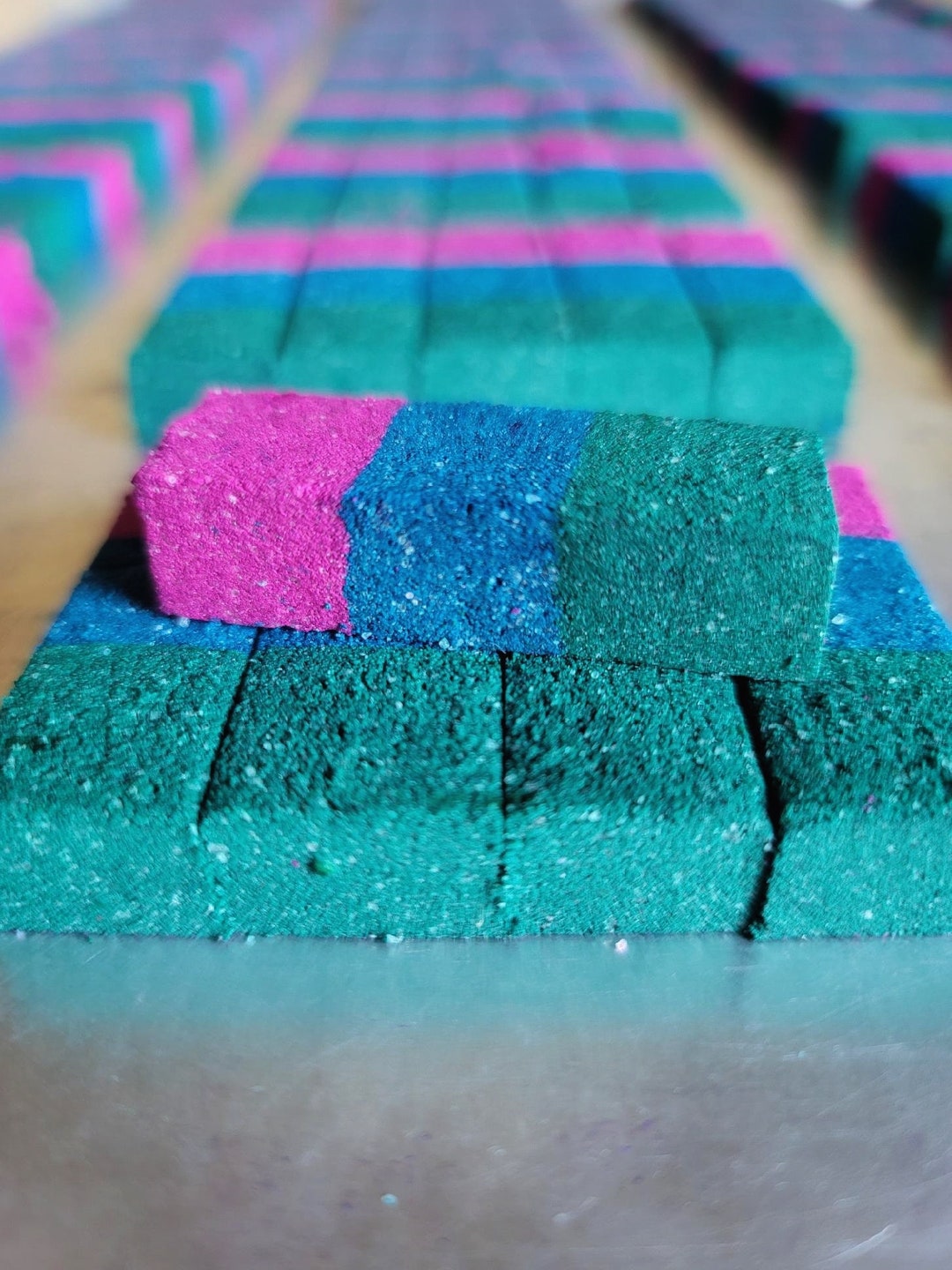100 Bath Bomb Embed Bars -- Blue Lagoon - Etsy