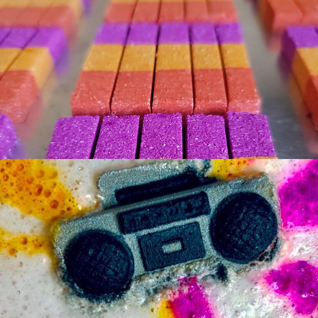 50 Bath Bomb Embed Bars Calypso Coral - Etsy