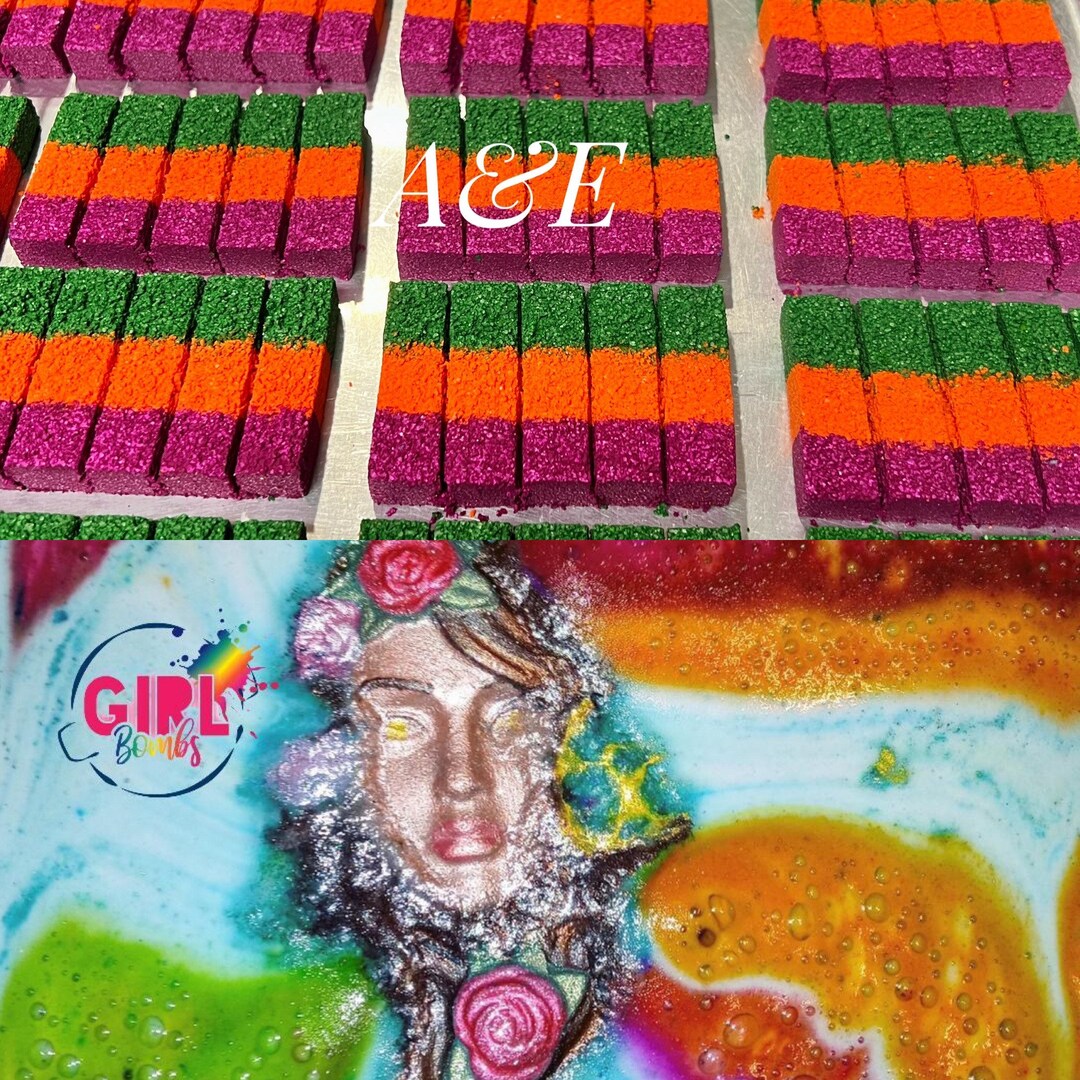 Bath Bomb Embed Bars Fiesta - Etsy