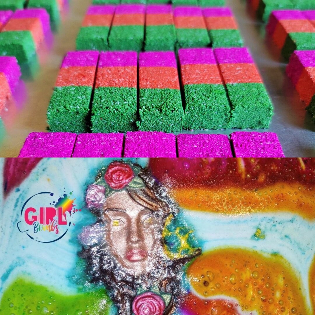 50 Bath Bomb Embed Bars Fiesta - Etsy
