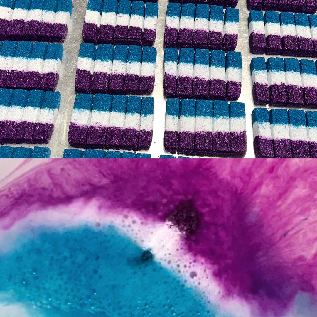 100 Bath Bomb Embed Bars Frosty - Etsy