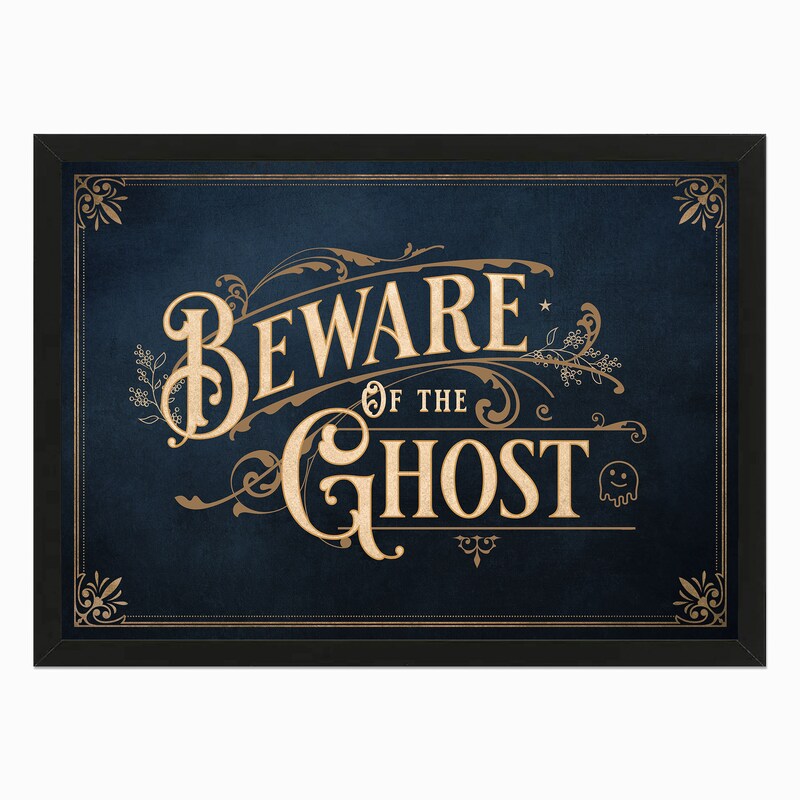Beware Halloween Sign - Etsy