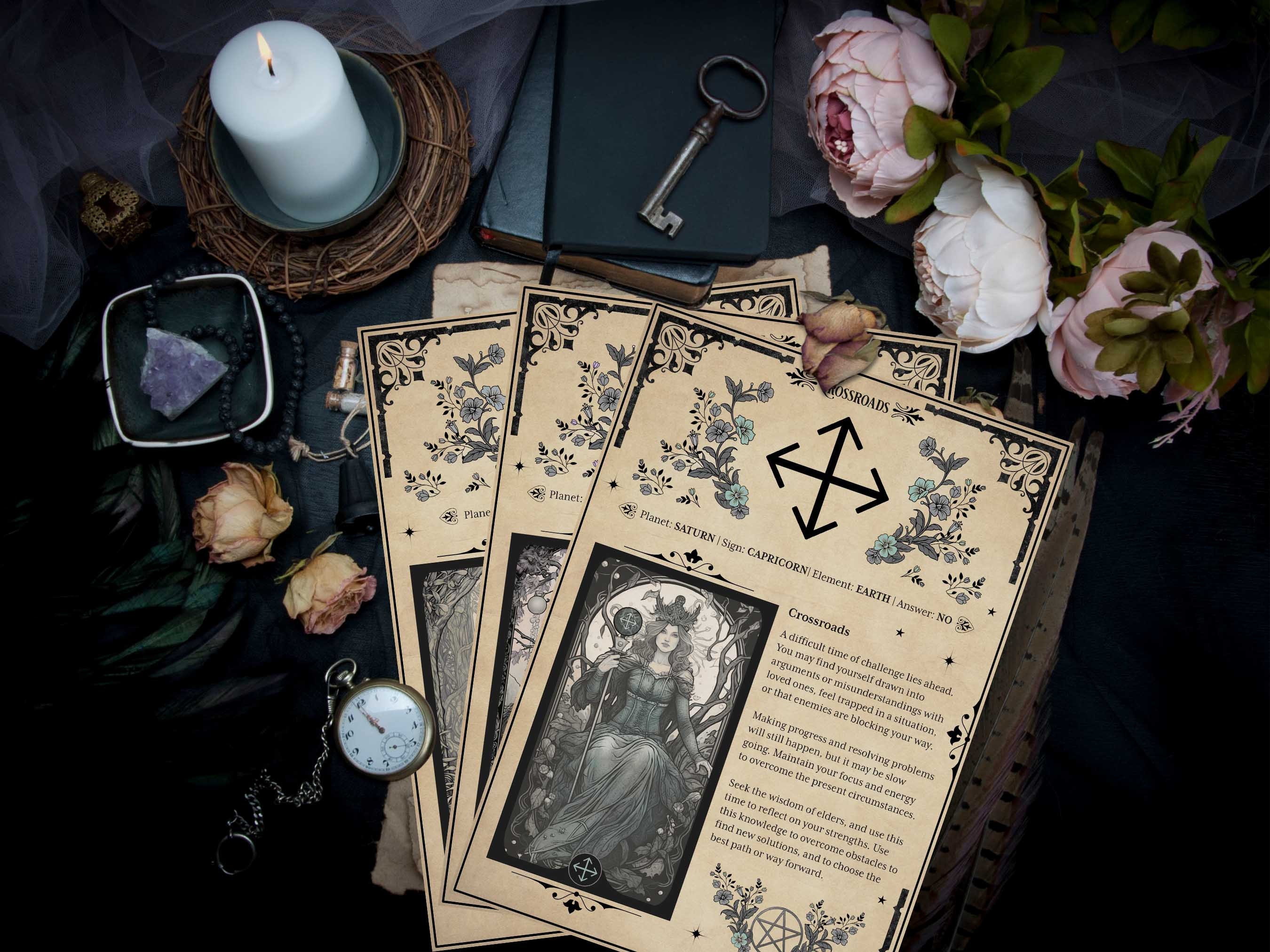 13 Witches Runes Book of Shadows Printable Pages, Grimoire Pages ...