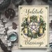 Yule Cards, Yuletide Blessings Printable Greeting Cards. Pagan Cards ...