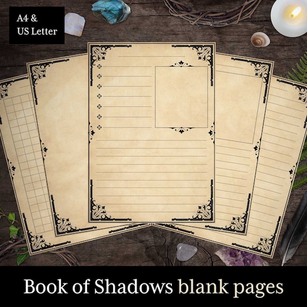 Grimoire Pages - Etsy