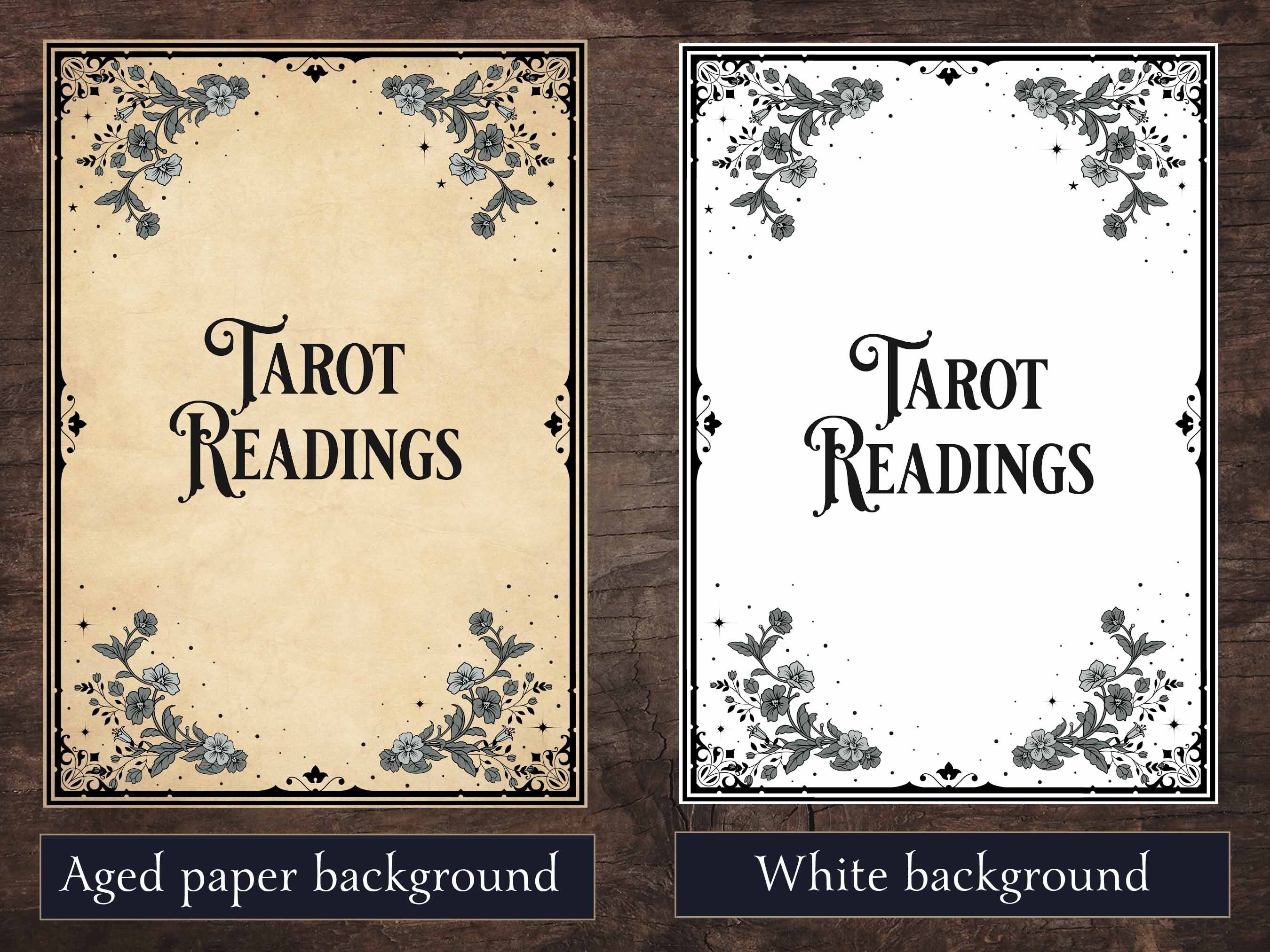 8 Book of Shadows Title Pages, 8 Printable Pages, Grimoire Pages ...