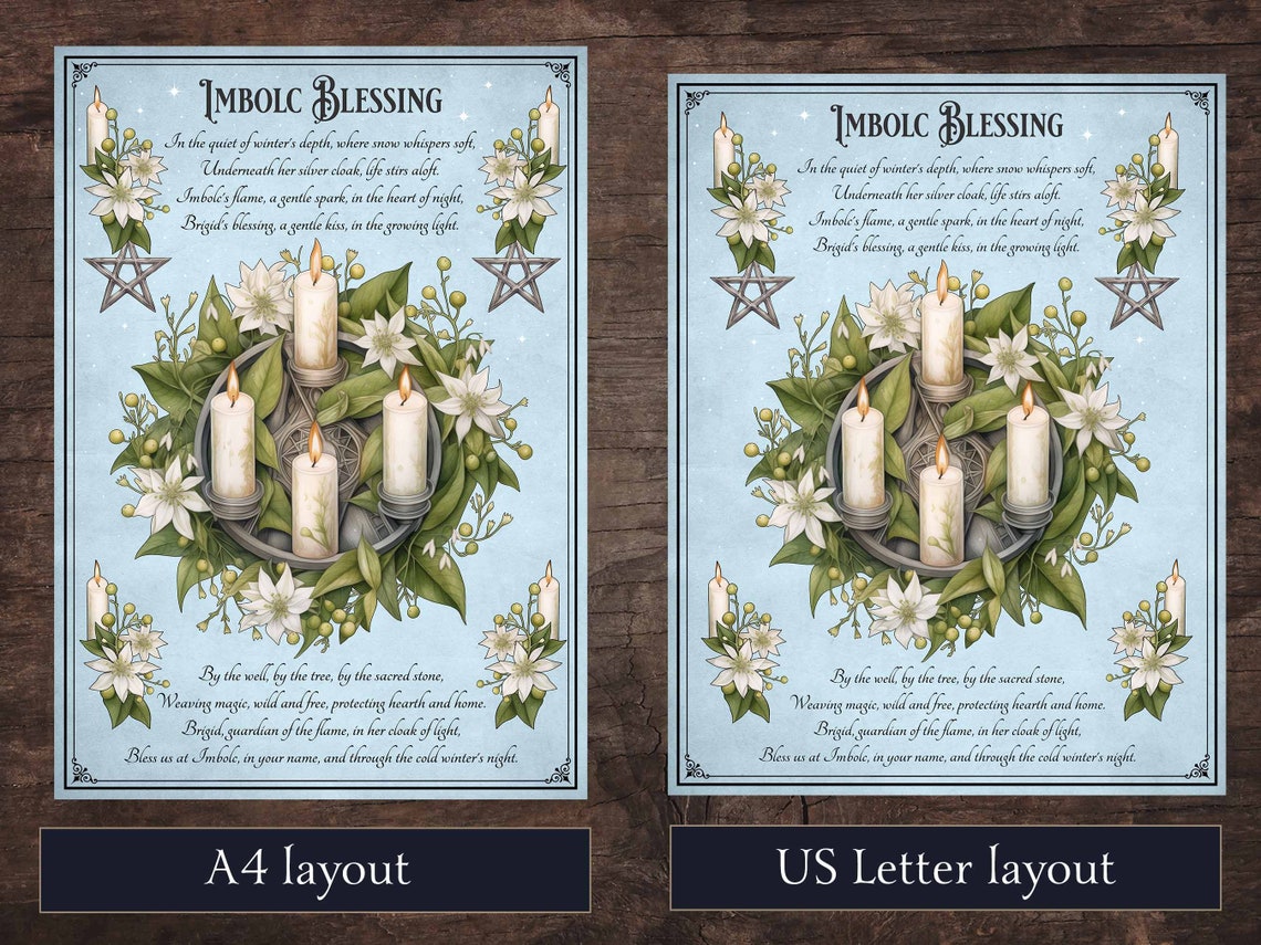 8 Imbolc Book of Shadows Pages With Imbolc Rituals, Correspondences ...