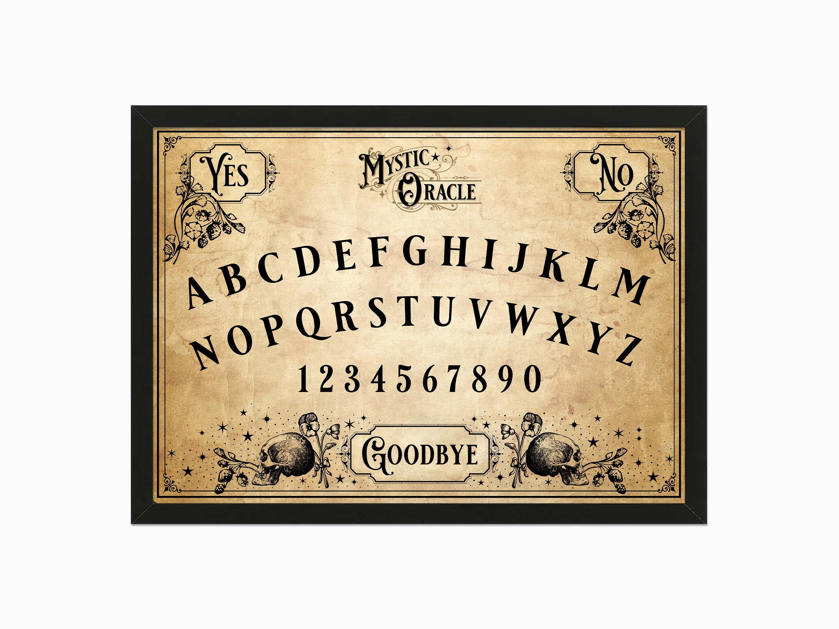 Victorian Ouija Board Printable, Vintage Style. Pendulum Board for ...