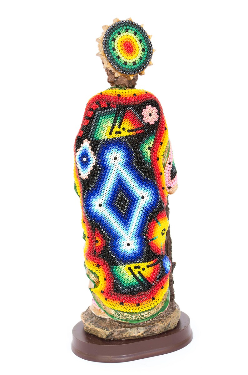 Wixaritari Huichol Art San Judas Saint | Etsy