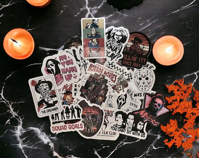 Random Horror Sticker Pack! Horror Movies, Halloween Characters ...