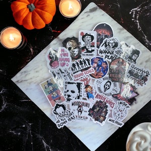 Horror Movie Icon Sticker Pack of 20 - Etsy