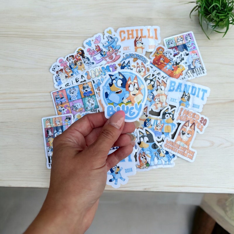 Bluey Stickers - Etsy