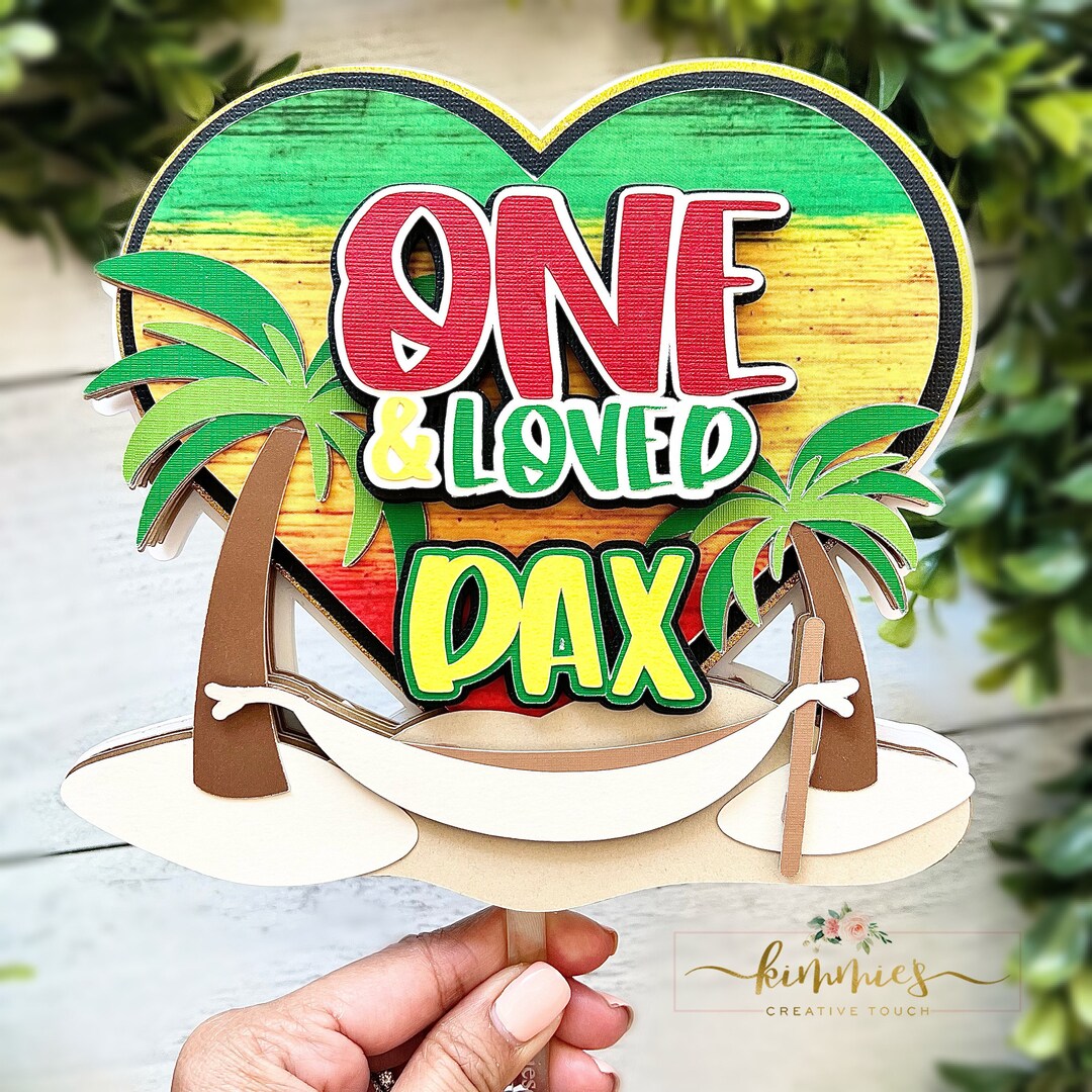One Love Cake Topper | One Love Party | One Love Birthday | One Love ...