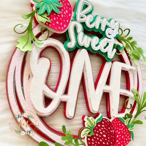 Berry Sweet One Banner | Berry Sweet One Party | Sweet One Banner ...