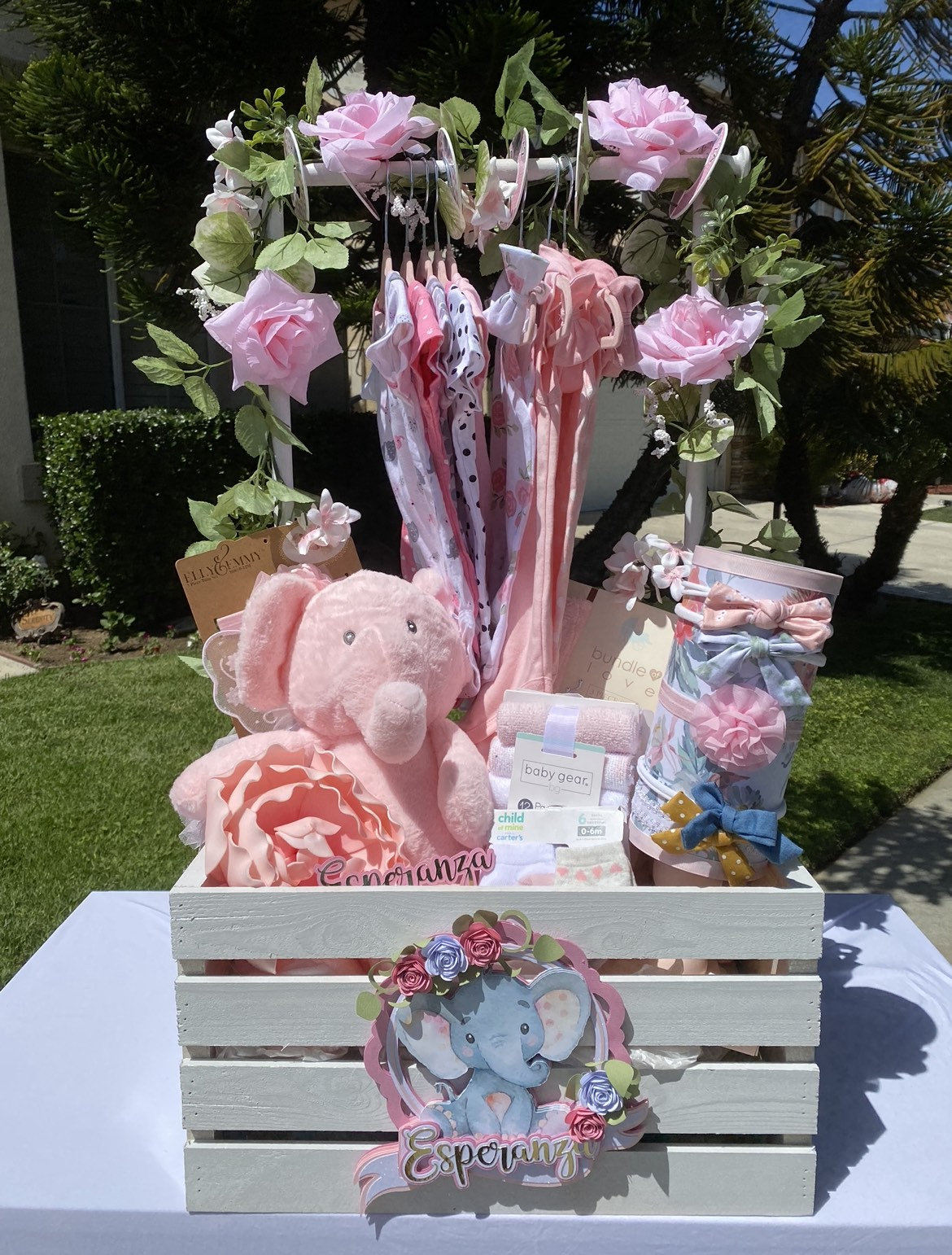 Elephant Cake Topper | Elephant Baby Shower Topper| Elephant Girl ...