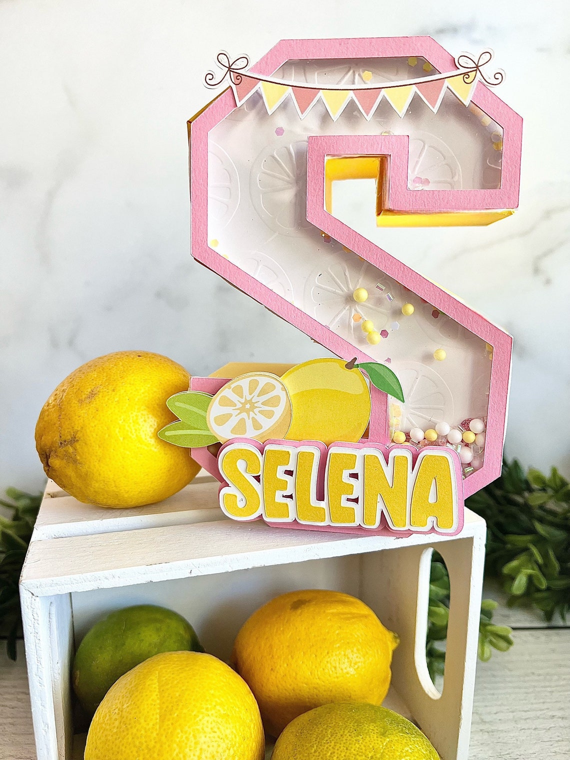 Lemonade 3D Shaker Letters | Lemonade Birthday Decor | Lemonade Party ...