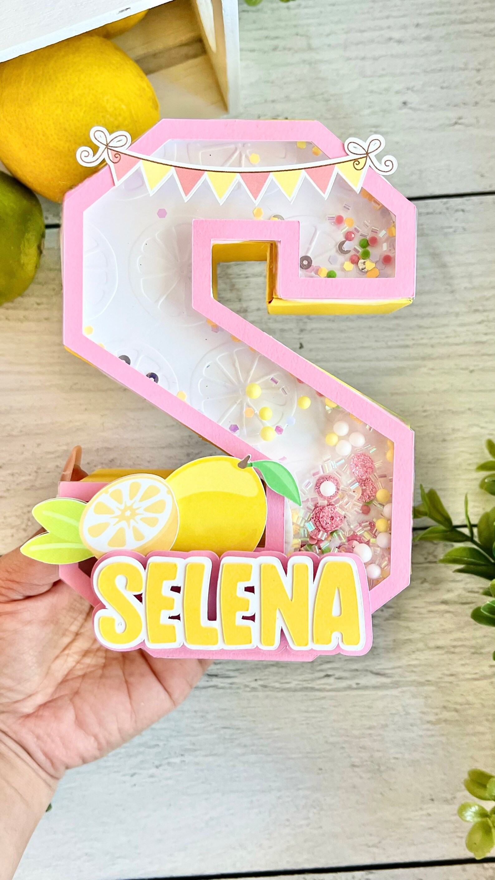 Lemonade 3D Shaker Letters | Lemonade Birthday Decor | Lemonade Party ...
