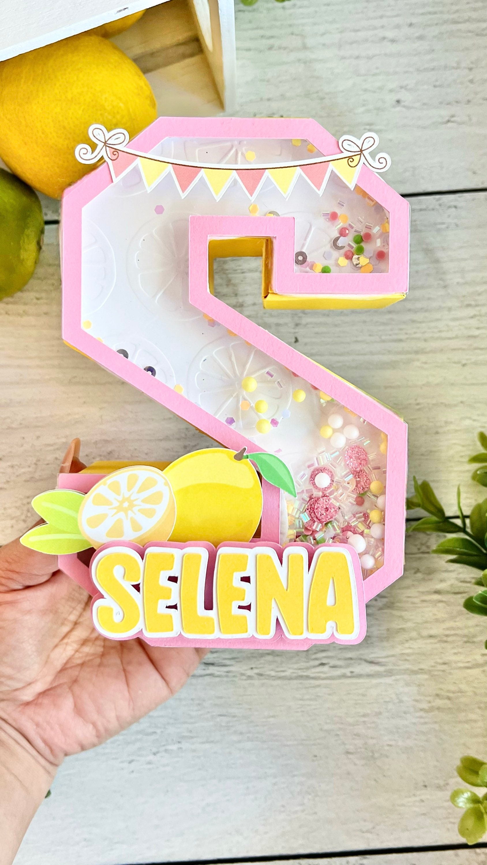Lemonade 3D Shaker Letters | Lemonade Birthday Decor | Lemonade Party ...