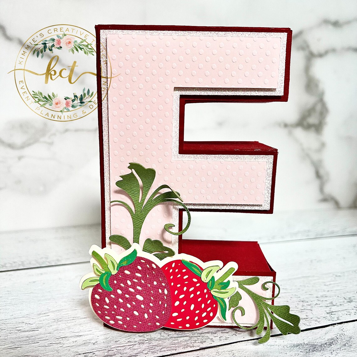 Berry Sweet One 3d Letters Berry Sweet 1st Birthday Sweet - Etsy