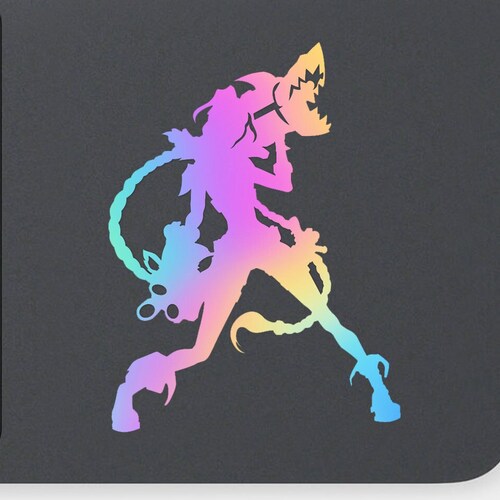 Jinx Neon Graffiti Sticker Arcane Sticker League of Legends - Etsy