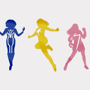 The Marvels Decal Sticker Set - Etsy