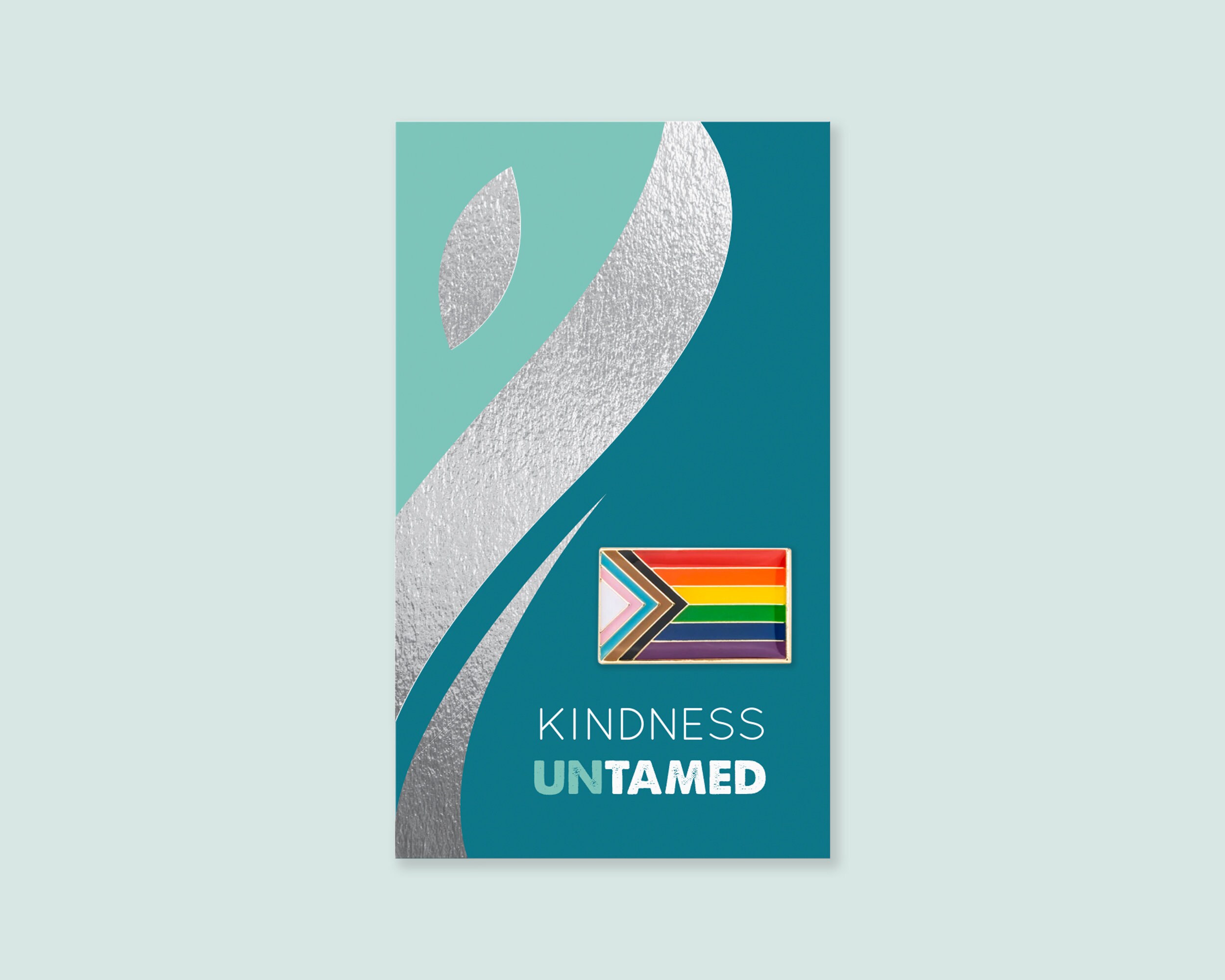 Progressive Rainbow Flag Enamel Pin - Etsy