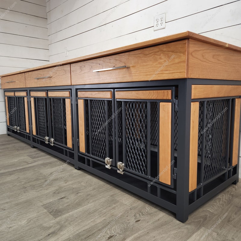 Triple Dog Crate - Etsy