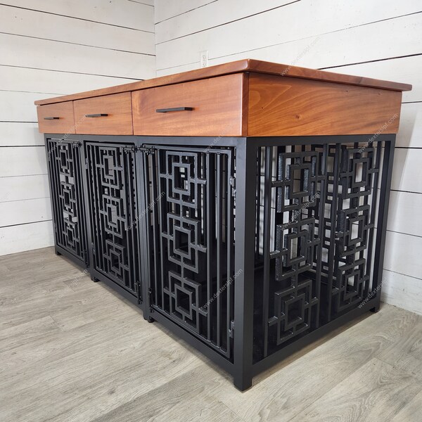 Triple Dog Crate - Etsy