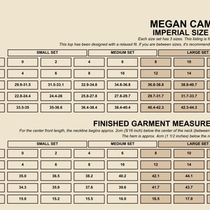 Megan Halter Top Sewing Pattern, Large Set: Sizes US8-US12, Cropped ...