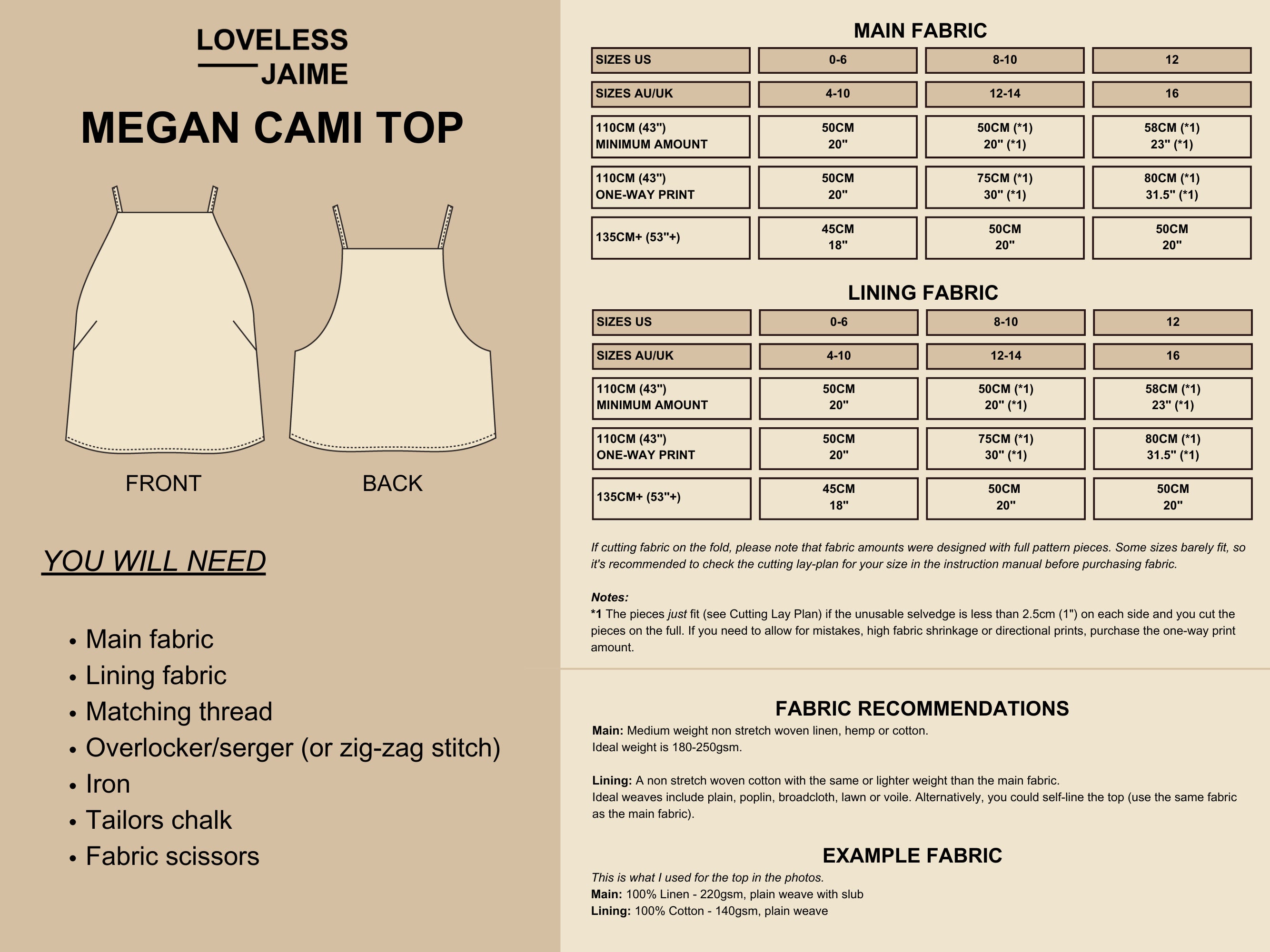 Megan Halter Blouse Sewing Pattern, Small Set: Sizes US0-US4, Womens ...