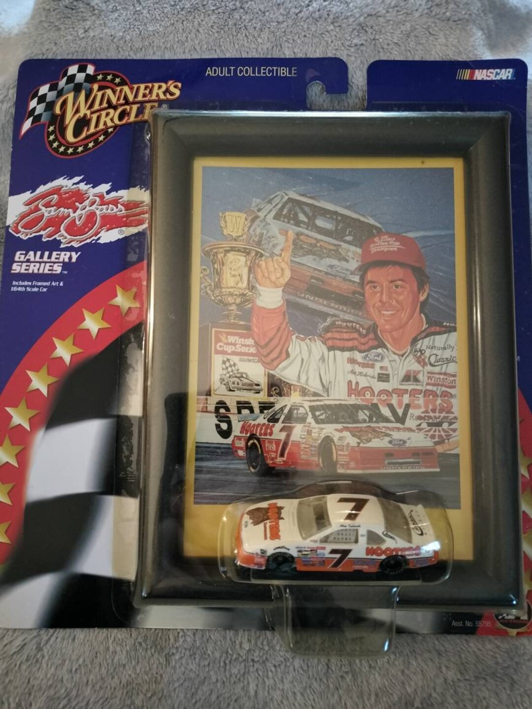 NASCAR Alan Kuliwicki 7 Sam Bass Gallery Series Winner's Circle Art & 1 ...