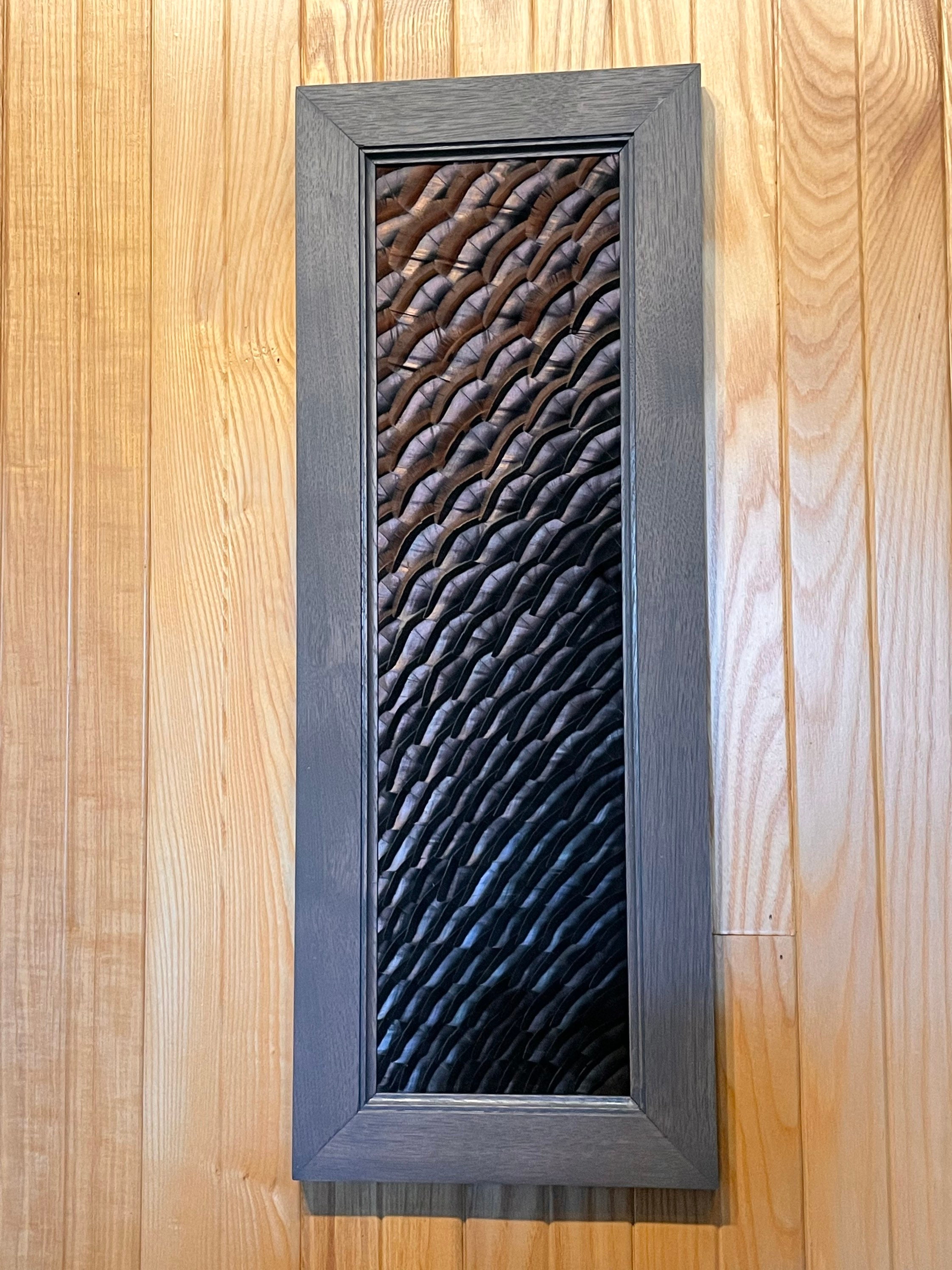 27 X 10 Eastern Wild Turkey Feather Art With Handmade | Etsy