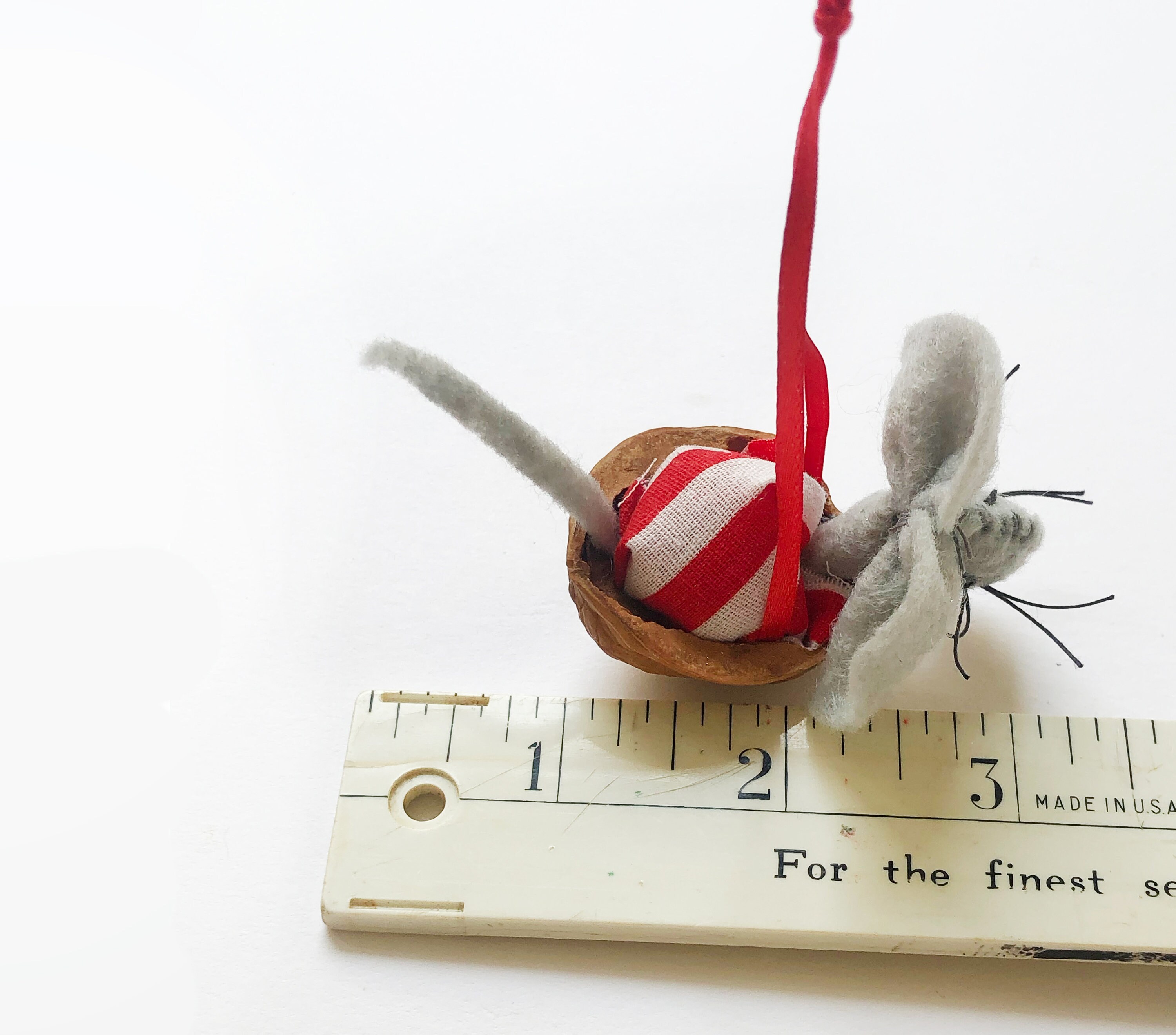Handmade Sleeping Mouse in Walnut Shell Christmas Tree | Etsy