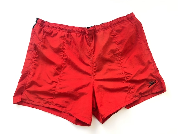 Red and Black Mens Speed Swim Trunks Size Large | Etsy