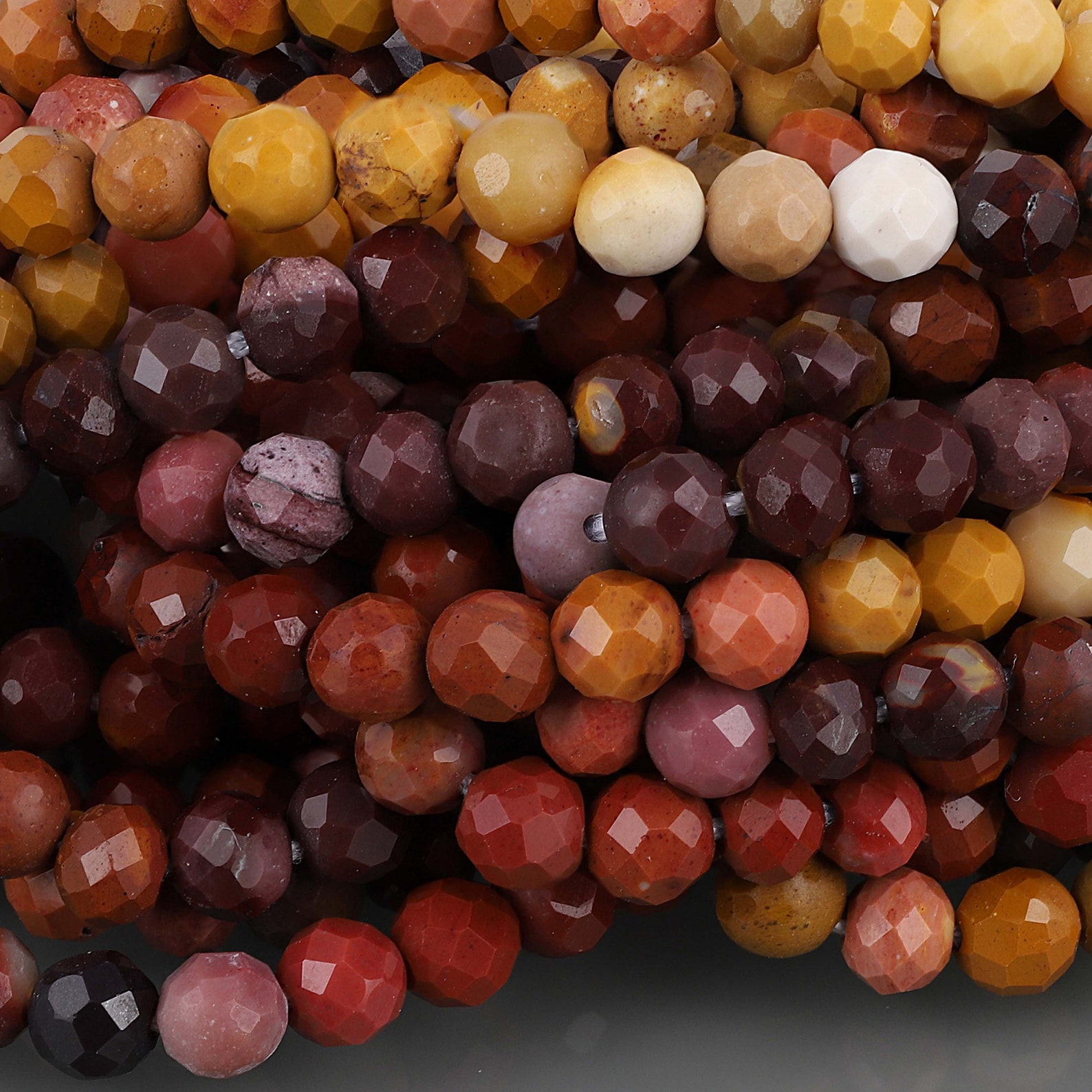 Mookite Gemstone Strand Natural Mookite Stone Beads Gemstone | Etsy