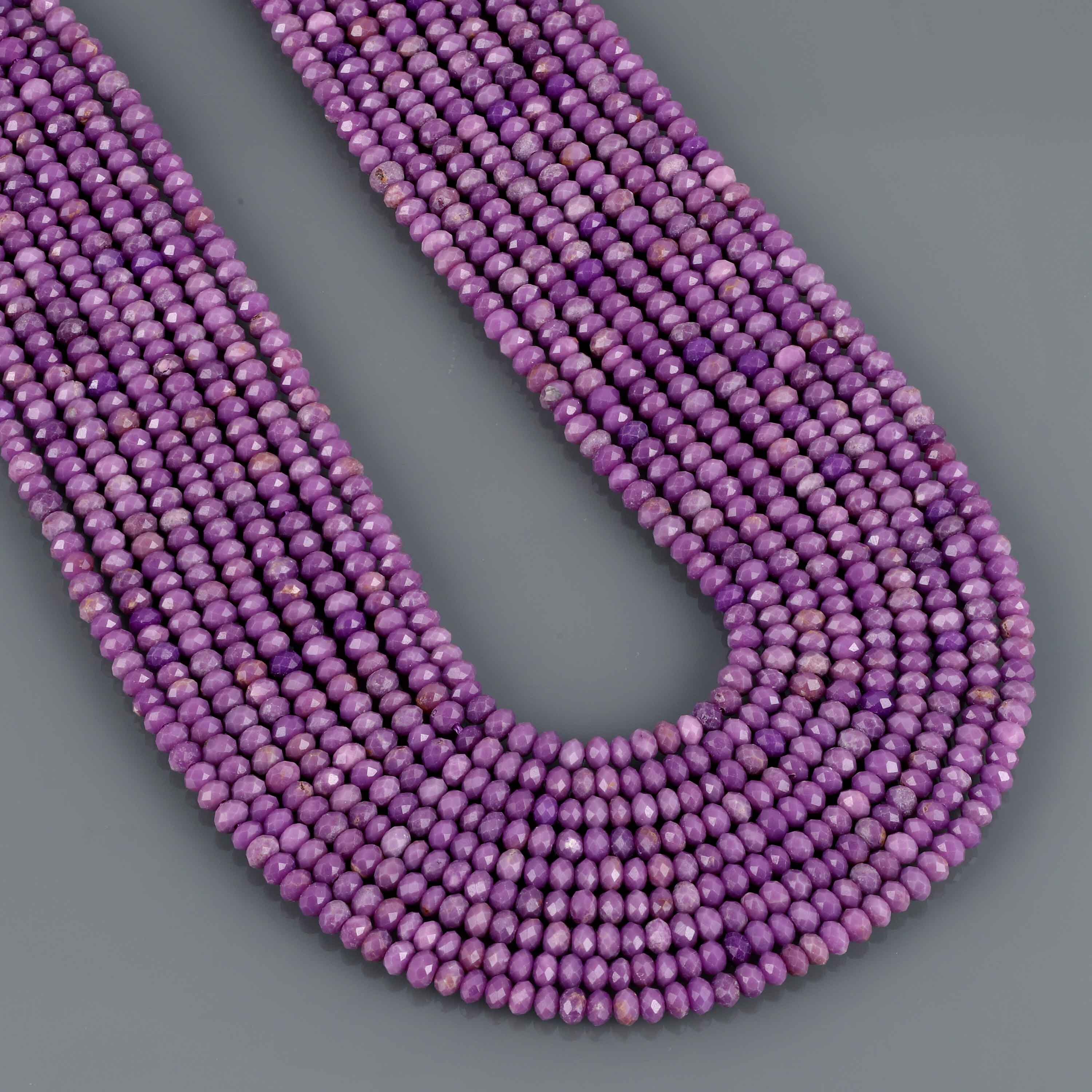 Purple Phosphosiderite Stone Beads 100%Natural | Etsy