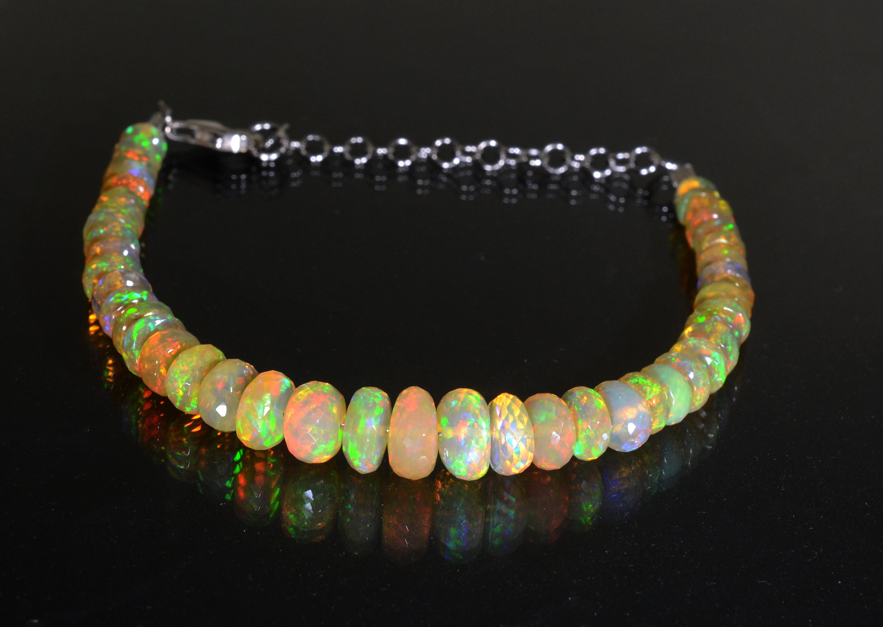 Natürlicher äthiopischer Opal Edelstein Facettiertes Opal | Etsy