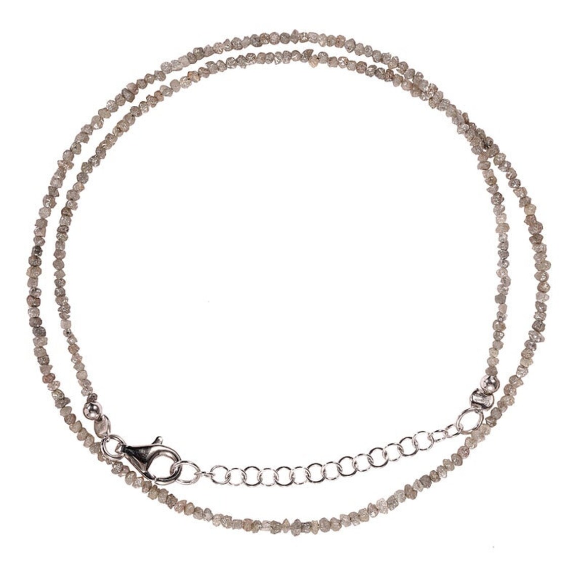 Raw Diamond Necklace Diamond Necklace Rough Diamond Necklace - Etsy