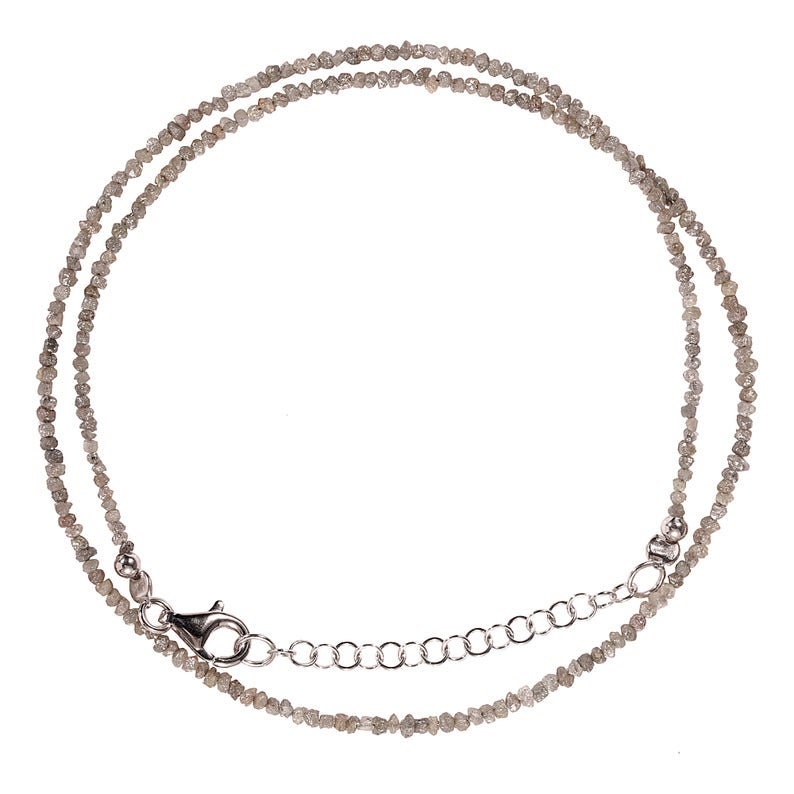 Raw Diamond Necklace Diamond Necklace Rough Diamond Necklace - Etsy