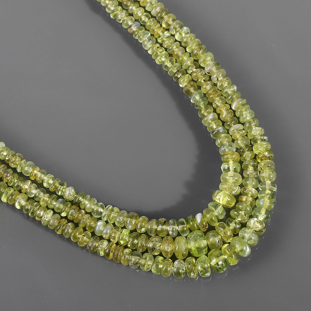 Natural Chrysoberyl Stone Beads, Smooth Roundel Chrysoberyl Beads ...