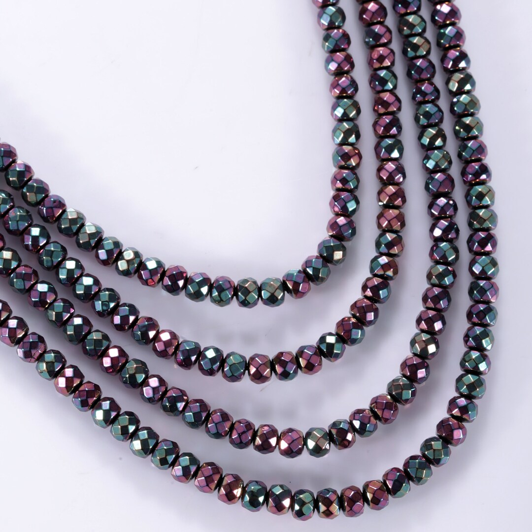 Mystic Hematite Beads Rainbow Hematite Beads Mystic Beads 4mm - Etsy