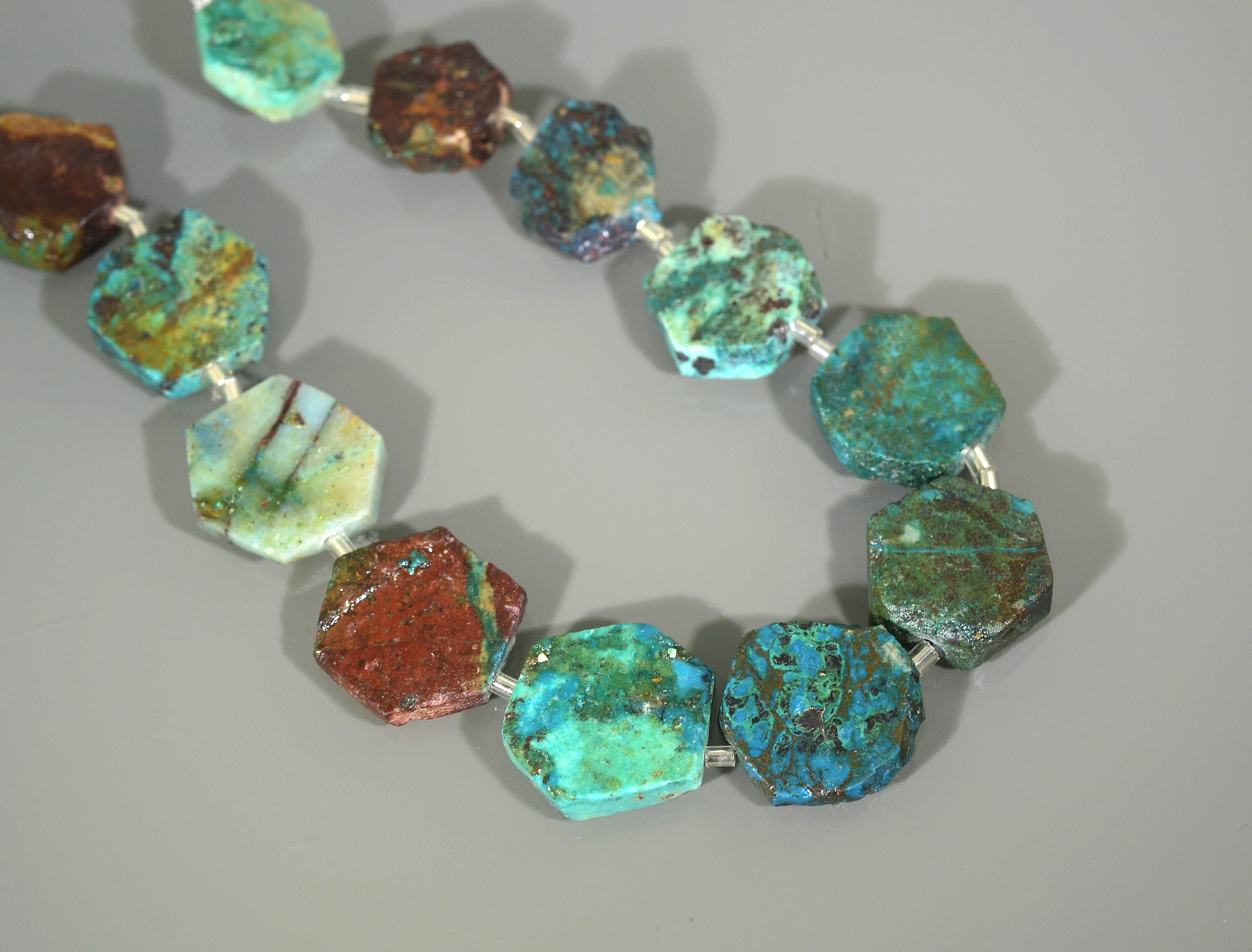 Strand Chrysocolla Raw Gemstone Beads / Natural Chrysocolla - Etsy