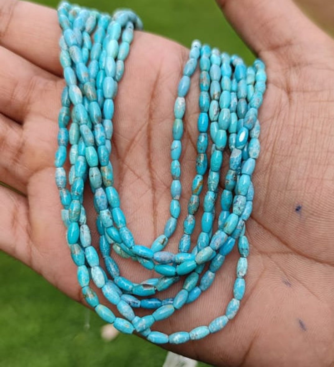 Turquoise Beads Strand Natural Turquoise Gemstone Gemstone | Etsy