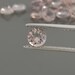Faceted Morganite Stone Round, MM Size Morganite Gemstone Making ...