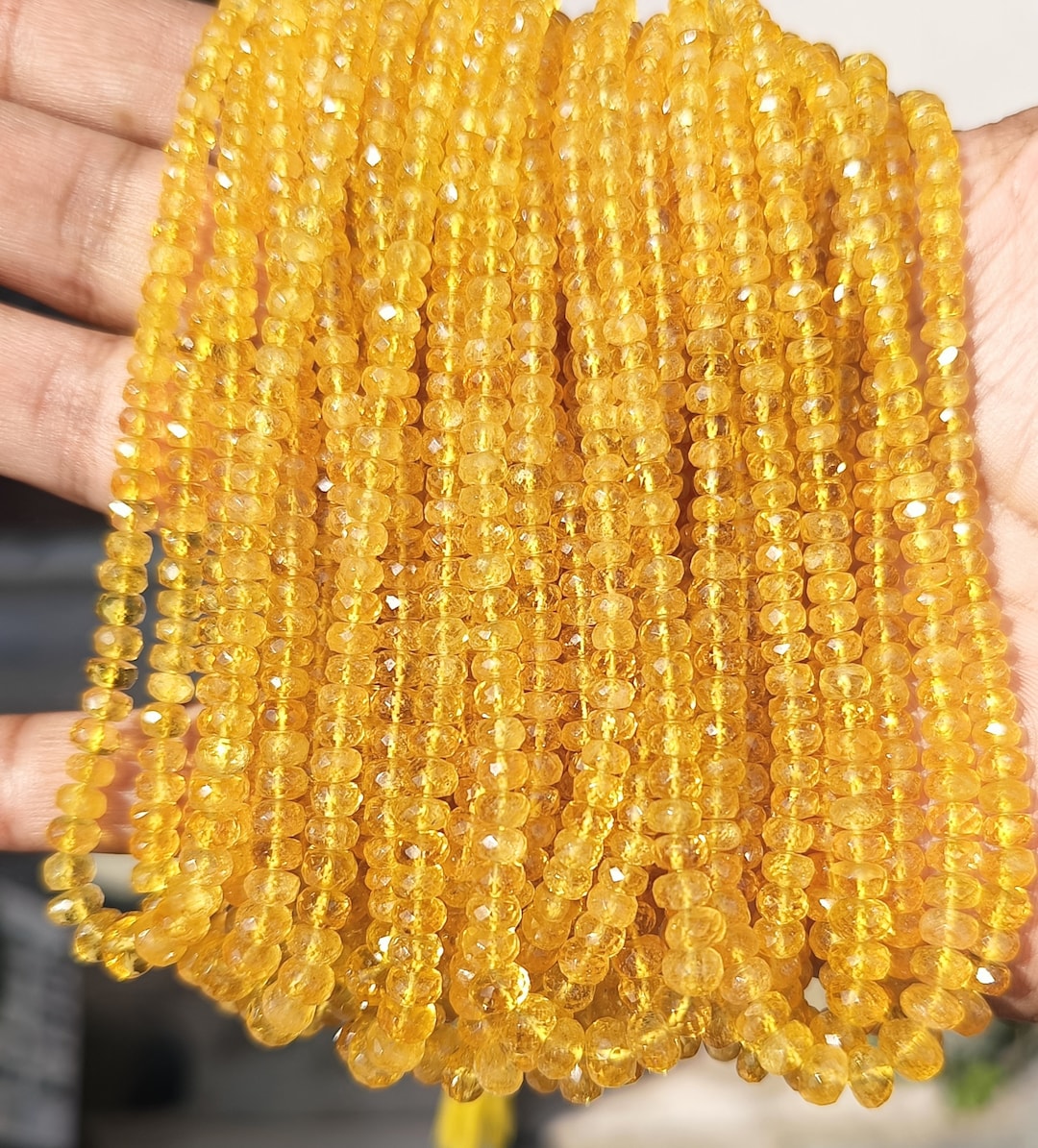 100%natural Yellow Beryl Stone, Yellow Color Stone Beads Beryl Gemstone ...